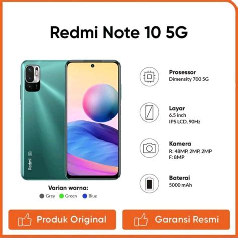 Jual Xiaomi Redmi Note G Gb Garansi Resmi Indonesia Di Seller Waloh Store Ciwangi