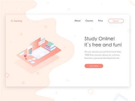 E Learning Web Concept By Arounda On Dribbble