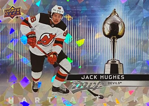 Jack Hughes 2021 22 Upper Deck Mvp Hockey Colorado Avalanche Hart