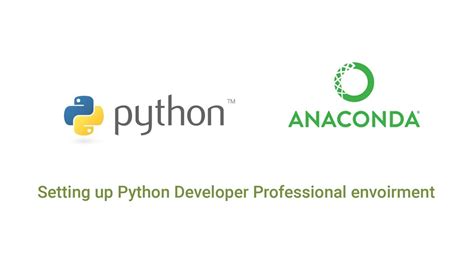 How To Set Up Python Anaconda Environment Under 5 Mins Youtube