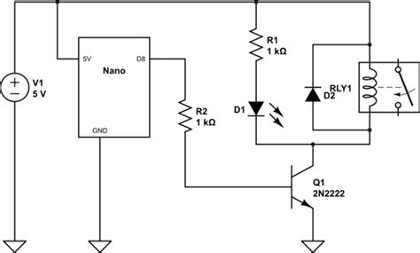 Transistors Why I Dont Get 5v Output On 2n2222 Using Arduino