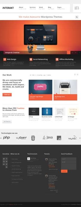 Themefuse Wordpress网页主题模版下载 欧莱凯设计网