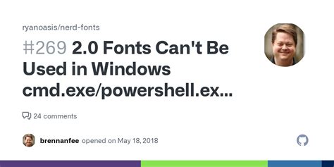 20 Fonts Cant Be Used In Windows Cmdexepowershellexewsl Shells