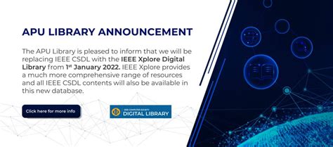Introducing IEEE Xplore APU Library Website