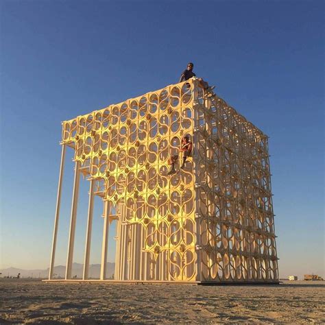 Burning Man Art Installations 2024 Desert Futuristic Structure