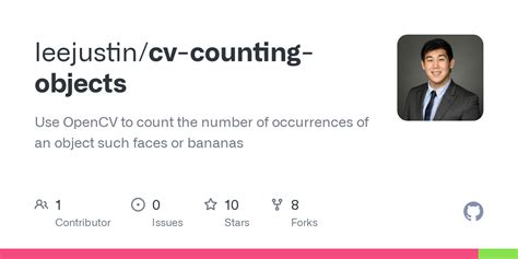 Github Leejustincv Counting Objects Use Opencv To Count The Number