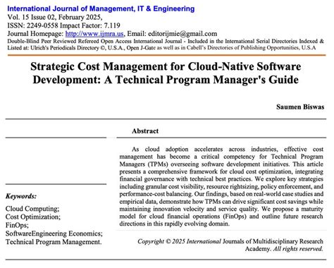 Cloudcomputing Costoptimization Cloudnative Softwaredevelopment