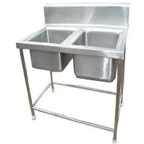 Kookmate Silver 304 Grade Stainless Steel Single Bowl Sink Table 48 X