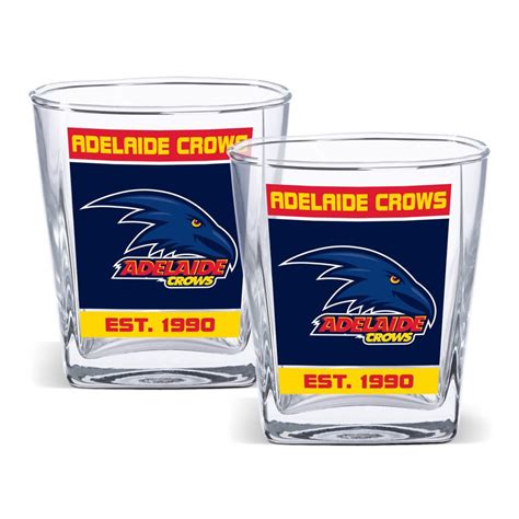 Adelaide Crows Spirit Glasses The Beerless Bar