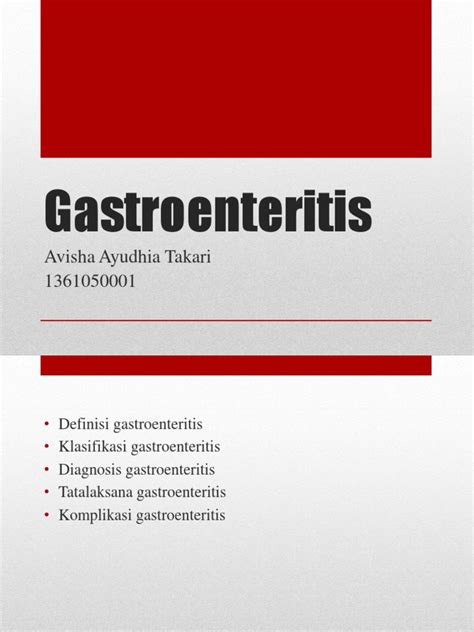 Gastroenteritis Pdf