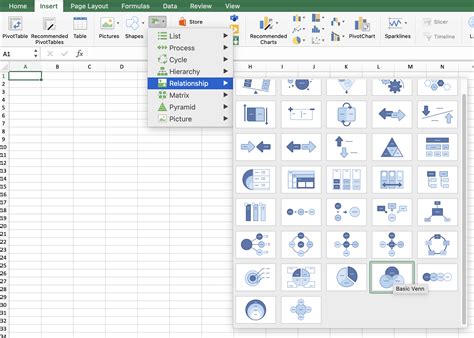 How To Create A Venn Diagram In Excel Clickup