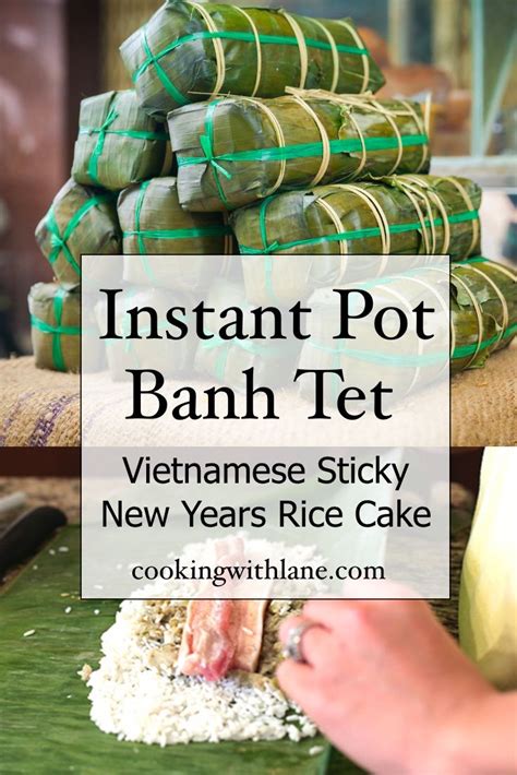 Receta De Banh Tet En Instant Pot Pastel De Arroz Del Año Nuevo