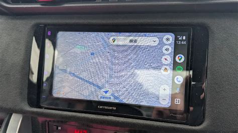 android auto のルート案内でも次のステップをスワイプするとさらに次のステップを確認できる helentech