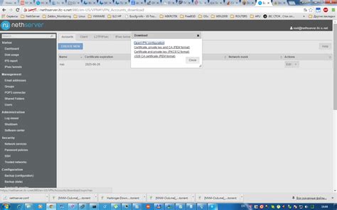Howto Configure Openvpn Roadwarrior Howto Nethserver Community