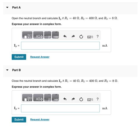 Solved Of Open The Neutral Branch And Calculate Ip If Chegg