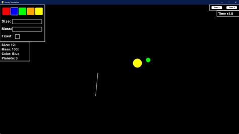 Gravity Simulation By Mr Unknown