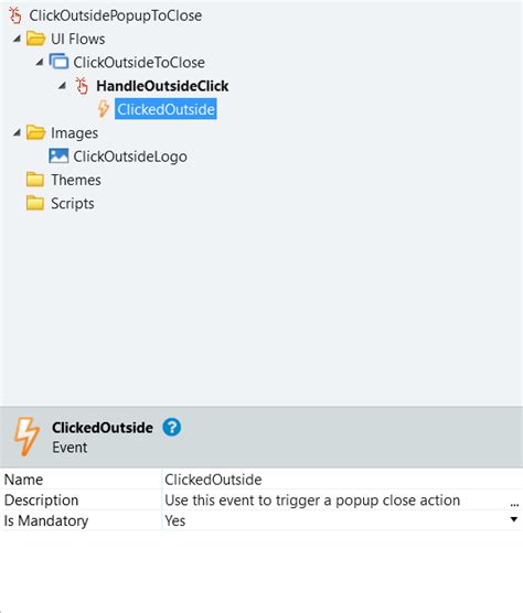 Click Outside Popup To Close Overview O11 Outsystems