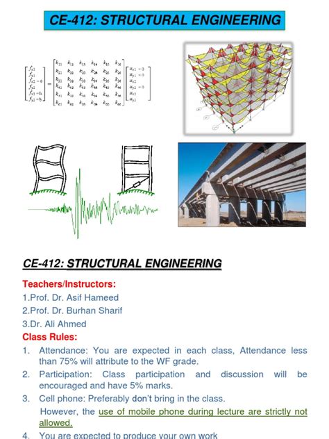 Lecture 1 Introduction To Matrix Structural Analysis Pdf Structural