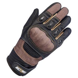 Biltwell Bridgeport Gloves Chocolate Black Urban Rider