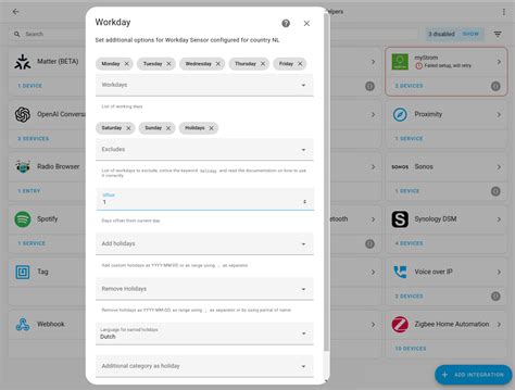 Adding Integrations Home Assistant