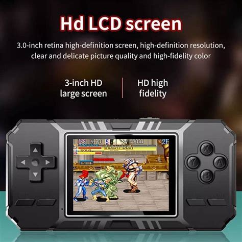 Contex Portable Mini Handheld Game Console 8 Bit 3 0 Inch Color Screen LCD Built In 500 Games