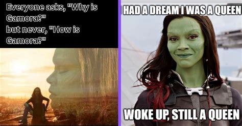 27 Guardians Of The Galaxy Memes Thatll Make Fans Grateful For Gamora