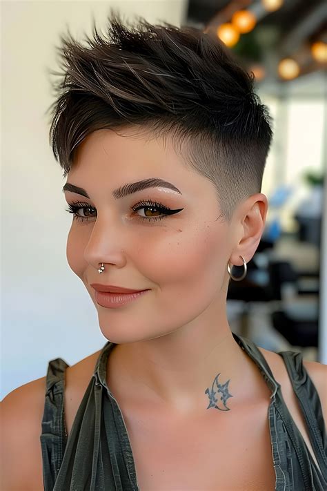 15 Stunning Pixie Haircuts With Shaved Sides For All Face Shapes Insiderlyfe