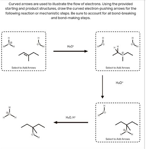 Solved Curved Arrows Are Used To Illustrate The Flow Of Electronsusing The Provided Starting