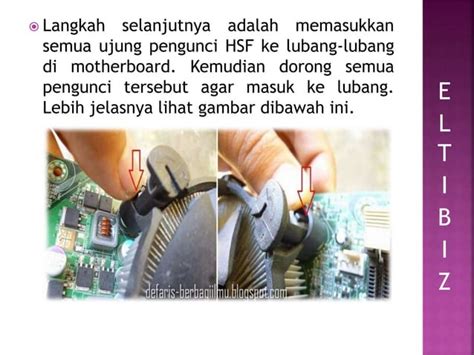 Cara Memasang Prosesor Dan Heatsink Fan PPT