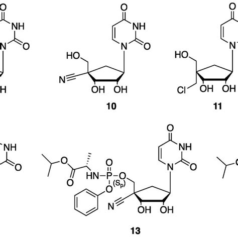 Targeted Nucleosides 911 And Their Corresponding Monophosphate Download Scientific Diagram