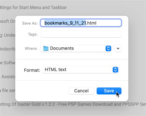How To Export Bookmarks From Chrome