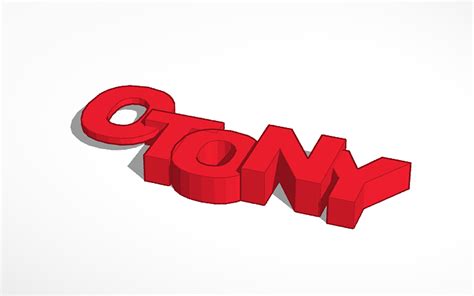 3d Design Tony Tinkercad