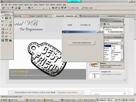 Direct Website With Visual Basic Visual Basic VB Net Tugas Akhir