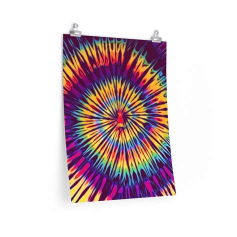 Tie Dye Poster Tie Dye Art Print Wall Art Ts For Etsy Ireland