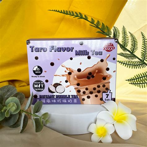 Bubble Tea Kit Taro Bubble Milk Tea Kits From Taiwan