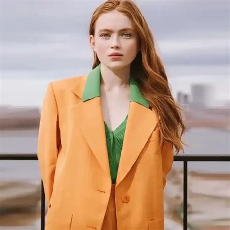 Stranger Things Max Mayfield Orange Blazer Jackets Mob