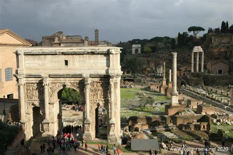 Forum Romain De Rome Rome Roma