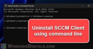 Uninstall SCCM Client Manually In Windows 10 11 Via CMD