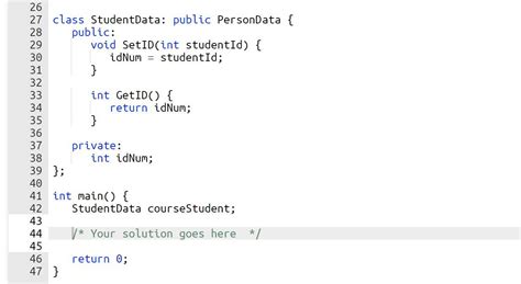 Solved Challenge Activity 1112 Basic Inheritance Assign