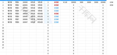 生产计划表excel模板 免费excel表格模板下载 千库网