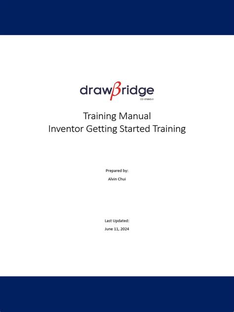 Training Manual Inventor Getting Started Training Pdf Autodesk