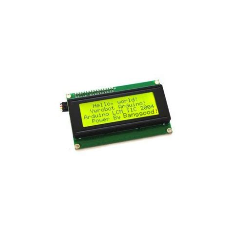 3pcs iic i2c 2004 204 20 x 4 character lcd display module yellow green
