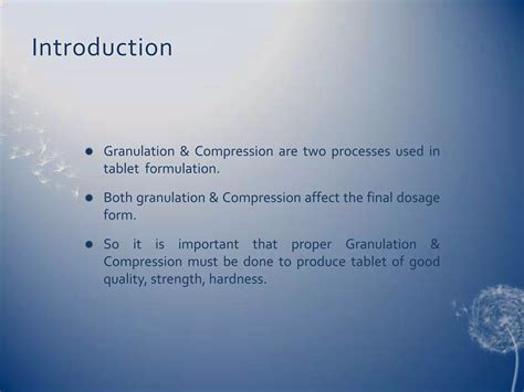 Problems During Granulation And Compression Pptx