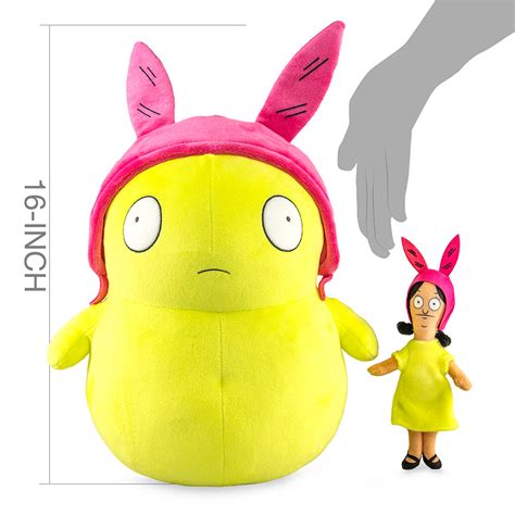 Bobs Burgers Kuchi Kopi And Louise 16” Hugme Shake Action Plush