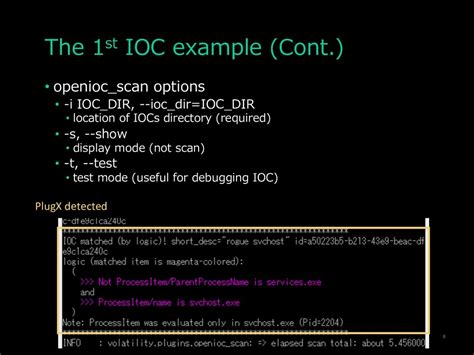 Openioc Scan IOC Scanner For Memory Forensics Speaker Deck