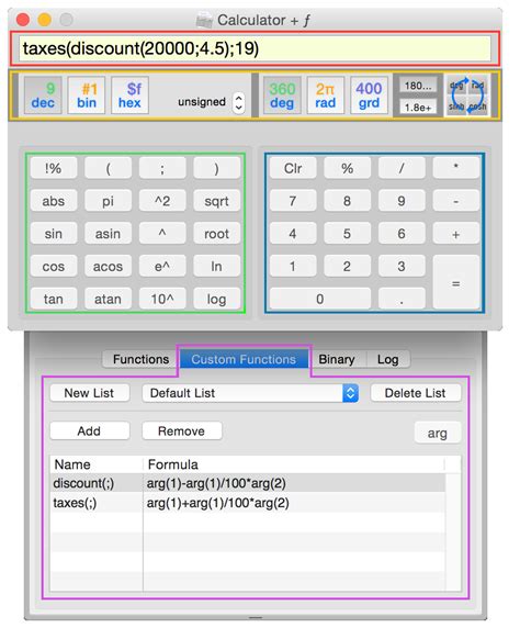 Phnsft Products Calculator Documentation Custom Functions