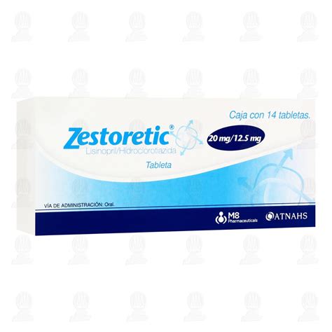 Zestoretic 20mg125mg 14 Tabletas De Zestoretic Farmacias Guadalajara