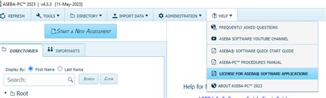 Where Can I Find The License Agreements Aseba Web And Aseba Pc