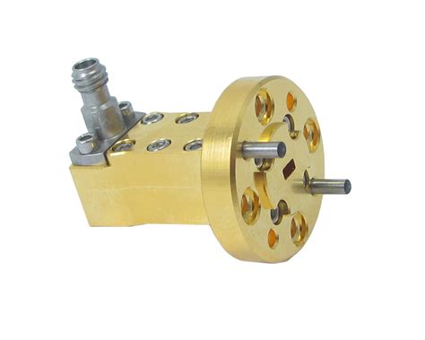 Precision Waveguide To Coax Adapter Wr 10 To 1 0mm Female