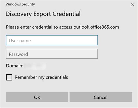 Discovery Export Credential Keeps Popping Up Hakan Uzuner